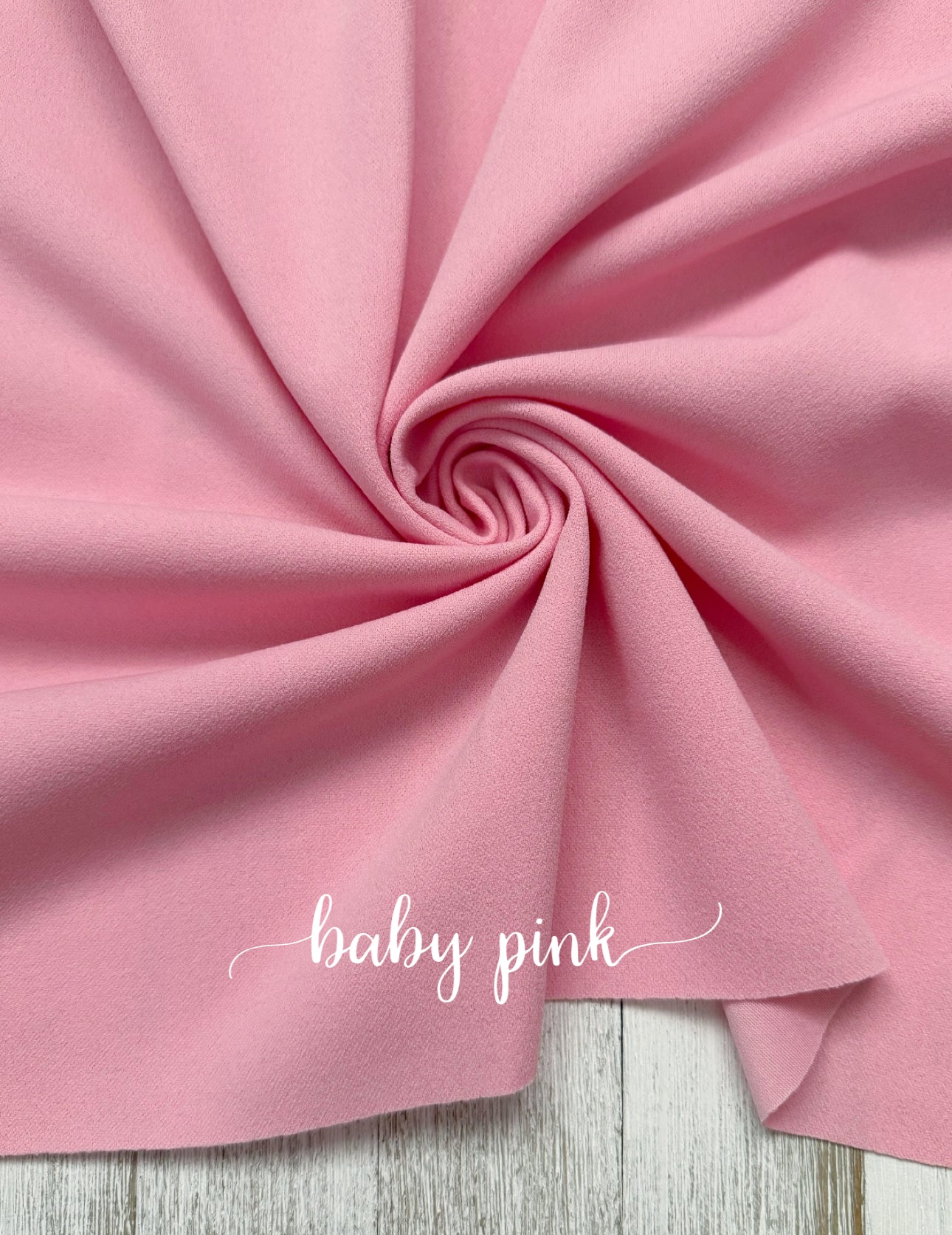 Crepe baby pink – Milan Fabrics