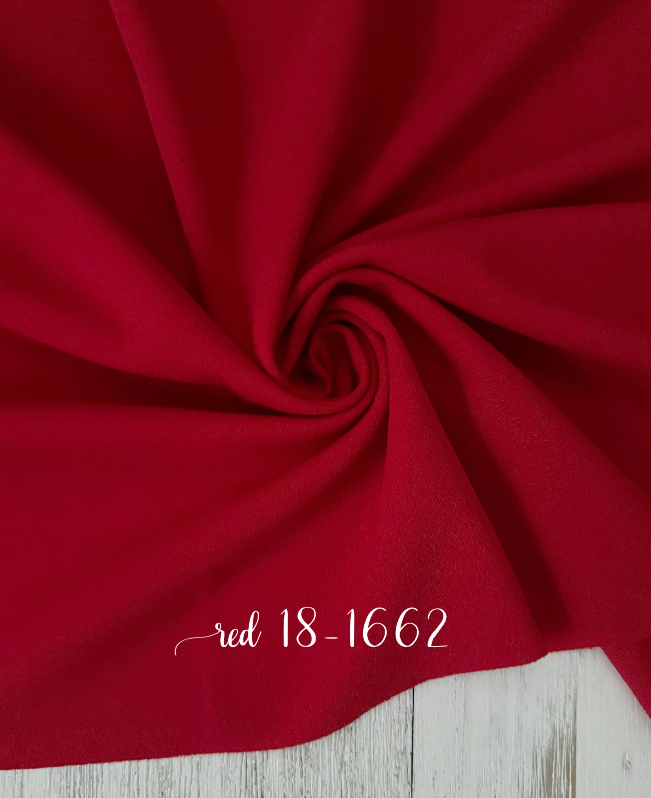 Crepe red 18-1662 – Milan Fabrics