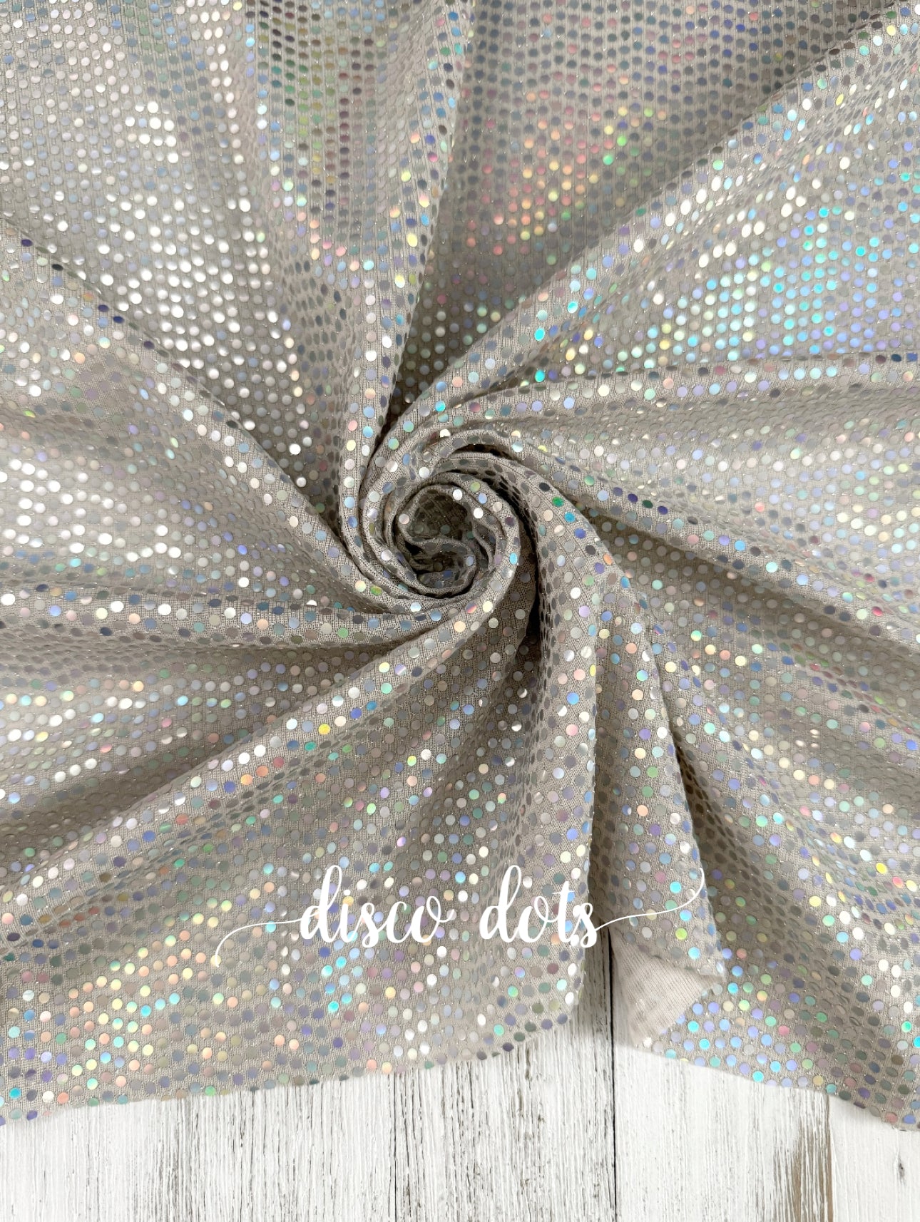 Rainbow Disco dots – Milan Fabrics