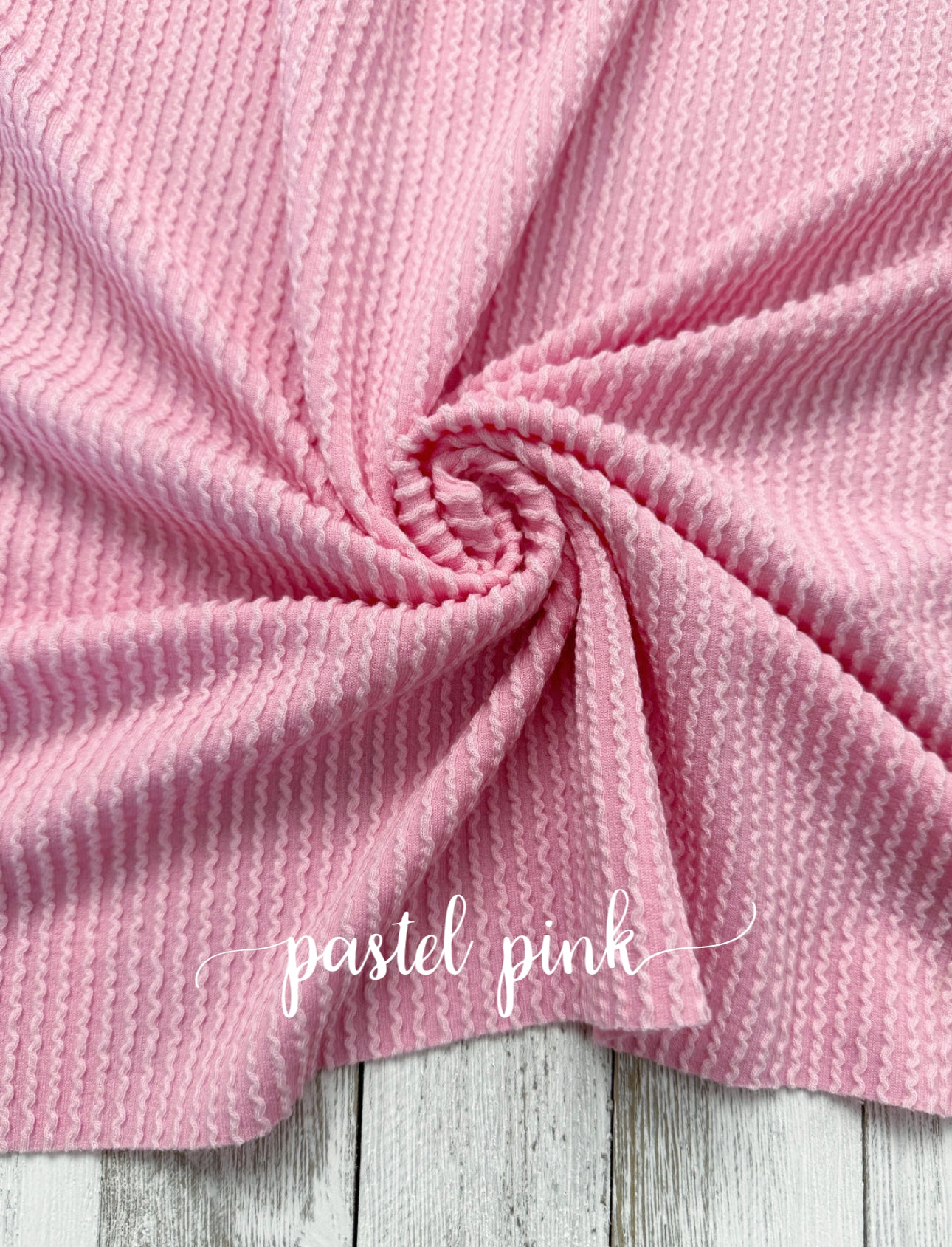 WAVED pastel pink – Milan Fabrics